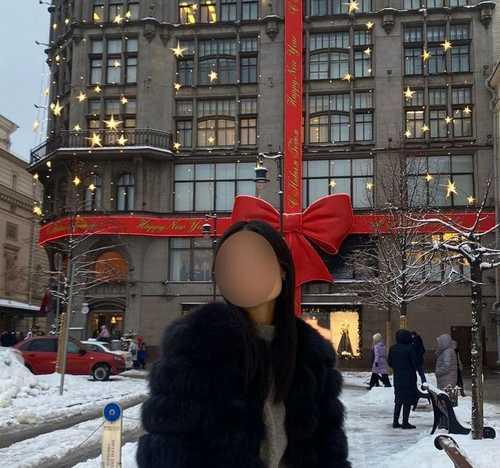 Шубка песец трансформер s,m