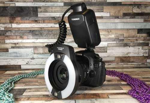 Canon EOS 60D kit EF-S 60mm 2.8 USM+Yongnuo 14EX