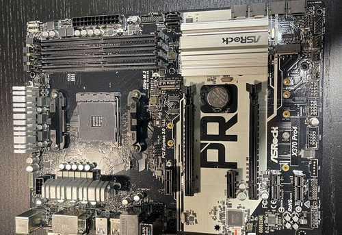 Материнская плата asrock x370 pro4