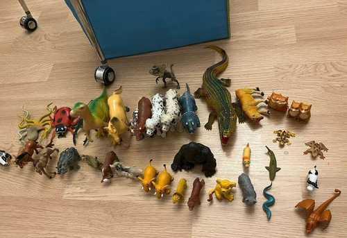 Набор игрушек животных и млекопитающих