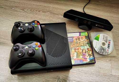 Xbox 360+79 игр+kinect+2 джой