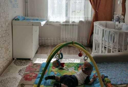Развивающий игровой детский коврик с дугами Мякиши