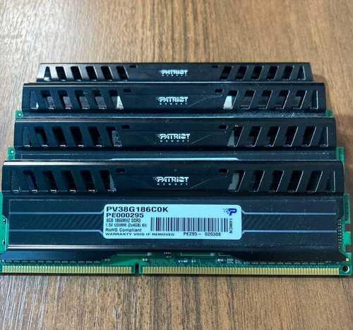 Оперативная память ddr3 4gb patriot viper