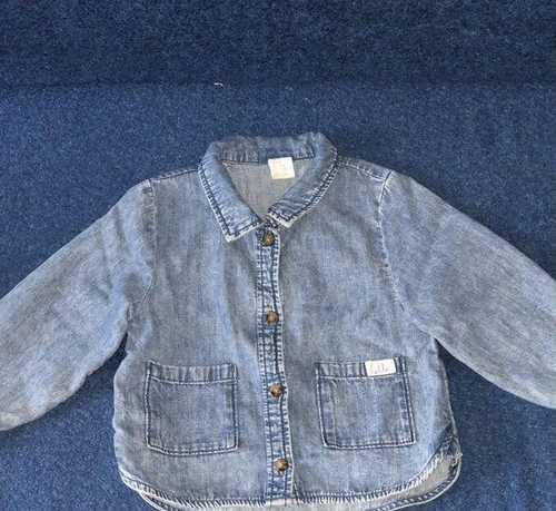 Джинсовая рубашка детская H&M 86 р