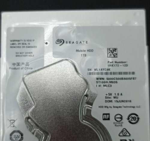 Жесткий диск 1 тб seagate