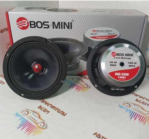 Автомобильные колонки BOS-mini -5500 100w 13.5см