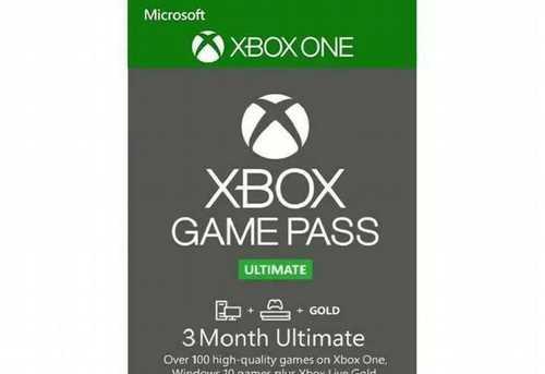 Подписка xbox game pass ultimate 1месяц