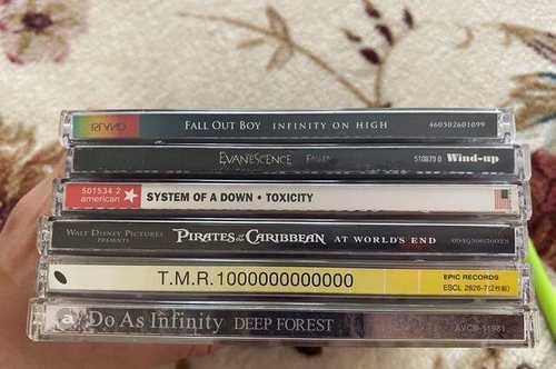 Cd диски fall out boy, evanescence, system of