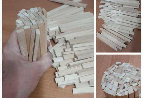 Заготовки палочки деревянные набор для творчества