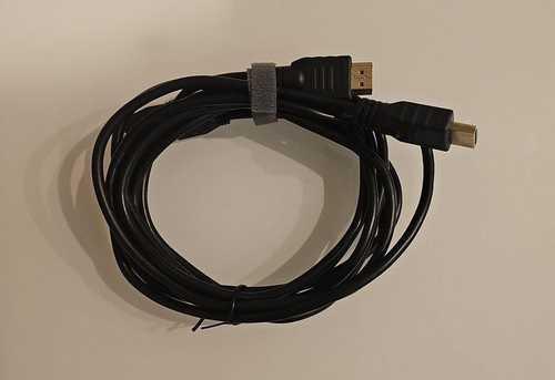 Кабель hdmi-microhdmi, 150см, 2шт