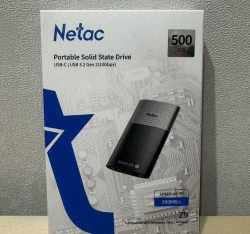 Внешний SSD диск Netac Z9 500GB