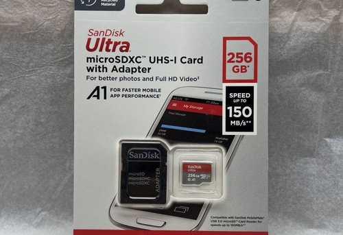 Карта памяти MicroSD 256GB SanDisk Ultra