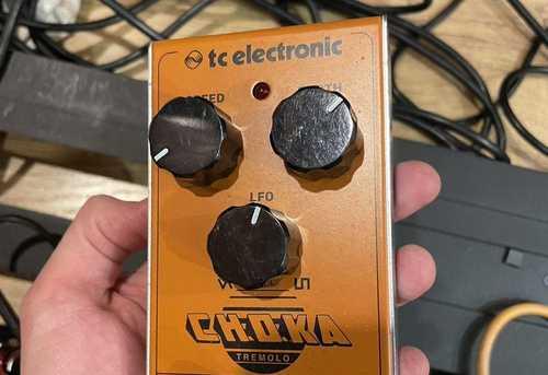 Гитарная педаль tc electronic choka tremolo