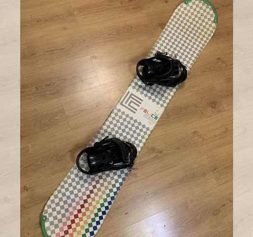 Сноуборд 167 Neon Felice и крепы Salomon Pact
