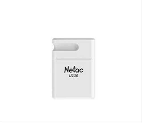 Флешка USB 32Gb (USB 2.0) Netac U116 white