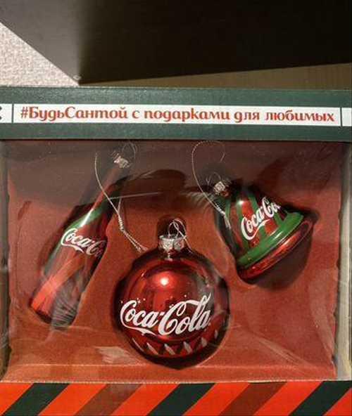 Елочные игрушки кока-кола coca-cola