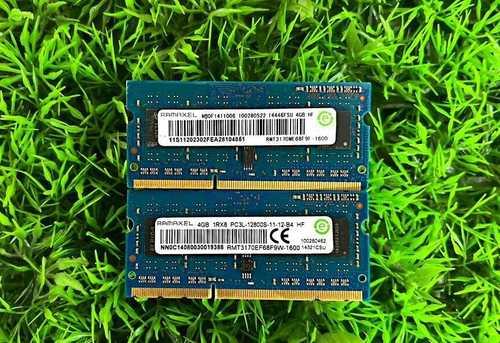 Комплект памяти rаmахеl DDR3L sо-dimм 8Gb (4Gb x2)