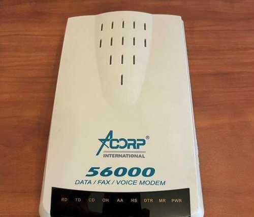 Acorp International 56000 Data Fax Voice Modem