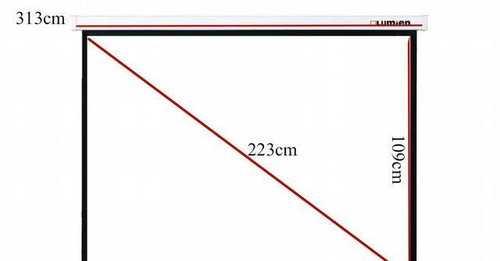 Экран ручной Lumien 16:9 (LMP-100121) 173х200см