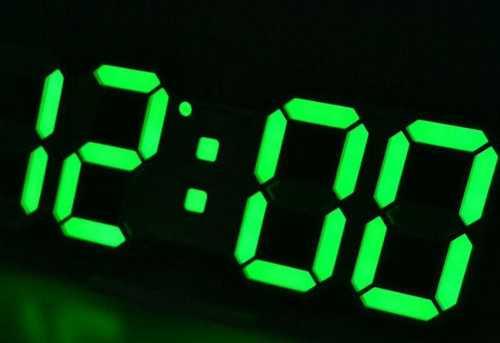 Настенные часы LED часы 12-24 час дисплей