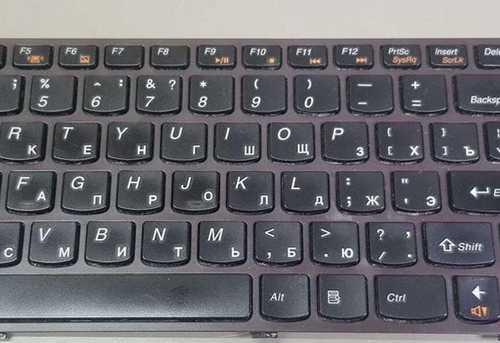 Клавиатура для ноутбука Lenovo B570 по кнопкам