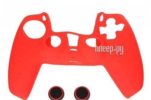 Чехол Red Line для PS5 Anti-Slip Silicone Red