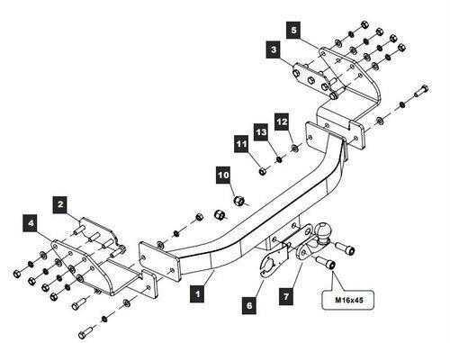 Фаркоп Mitsubishi Pajero Sport 2 2008-2016, Mitsub