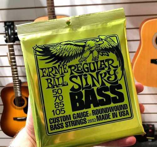 Струны для бас-гитары 50-105 Ernie Ball 2832