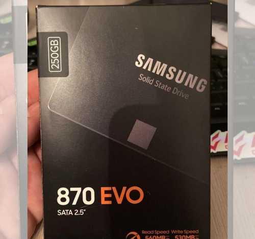 Ssd samsung 870 evo 250gb