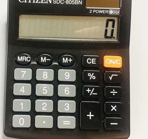 Калькулятор citizen sdc 805BN