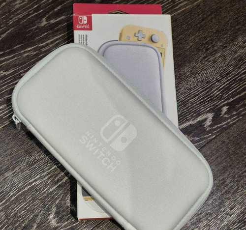 Оригинальные чехол и плёнка Nintendo Switch Lite