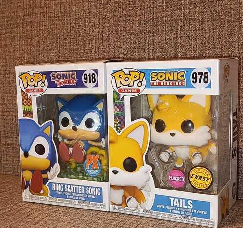 Funko Pop sonic лот из 2 фигурок