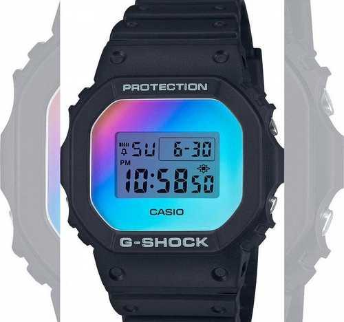 Японские наручные часы Casio G-shock DW-5600SR-1