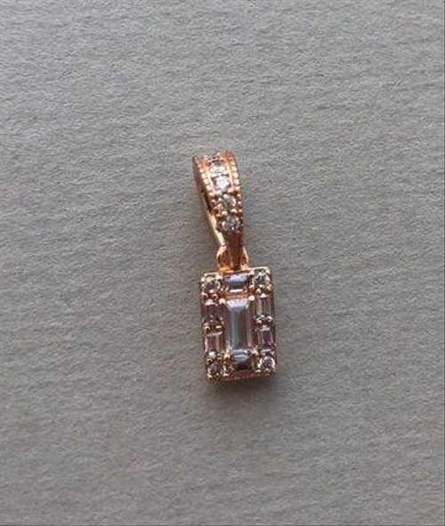 Шарм кулон пандора rose 387543cz сияние