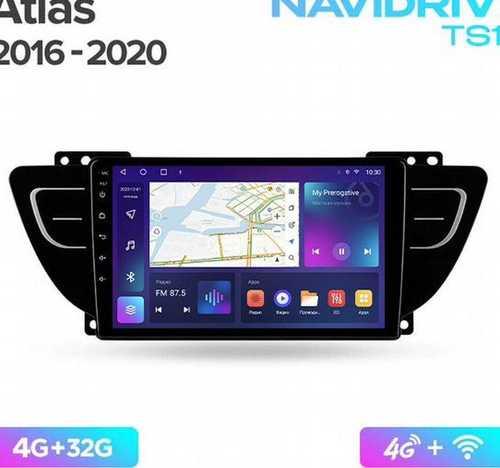 Магнитола NaviDrive TS10 Geely Atlas 2016-2020