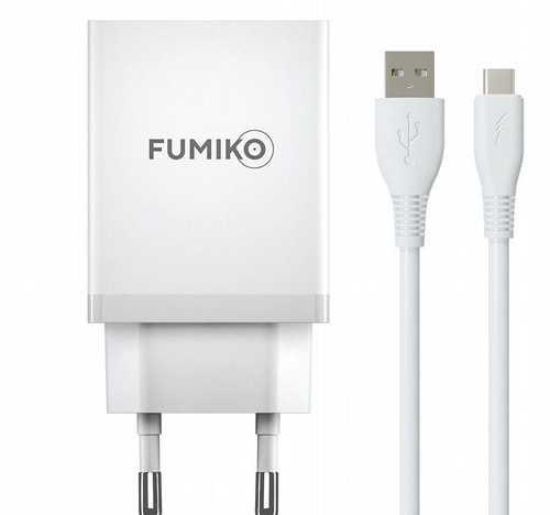 Зарядное устройство fumiko CH12 1USB 2.4А c кабел