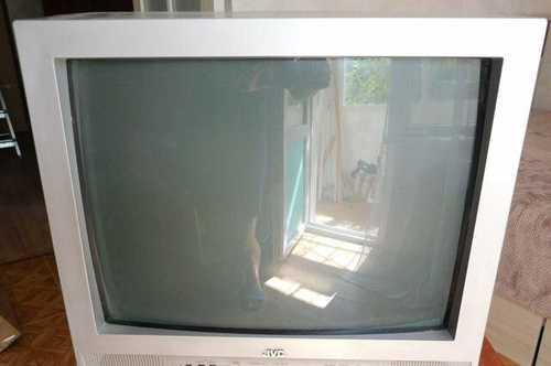 Телевизор JVS бу + тумба под телевизор