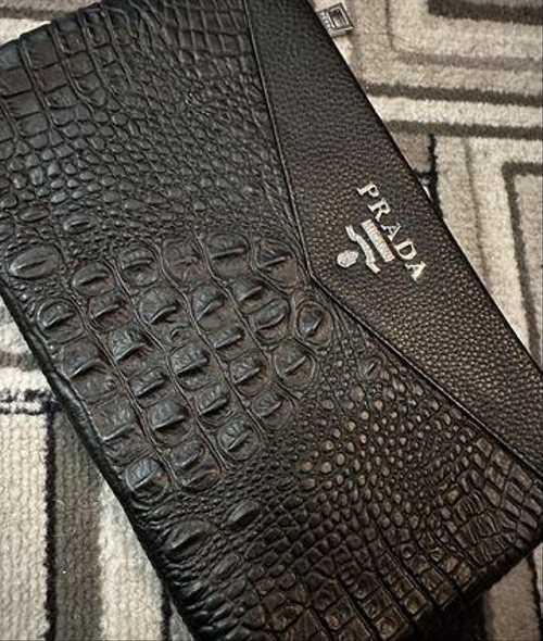 Клач мужской Prada кожа