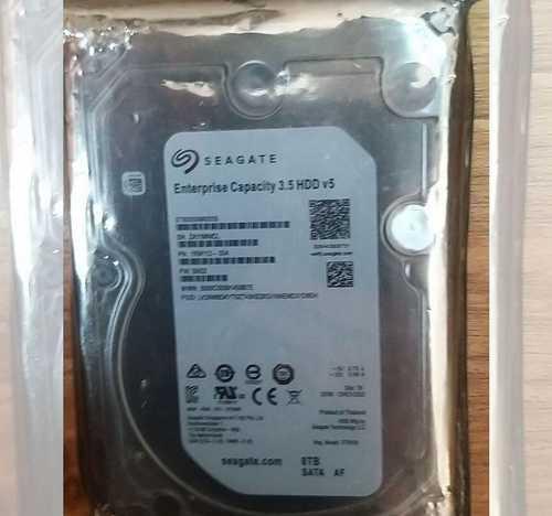 Жесткий диск seagate 3,5 HDD 8тб новый