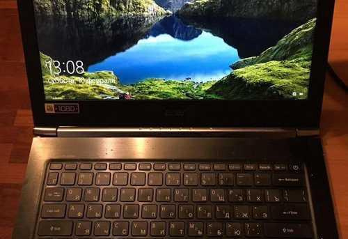 Ноутбук Acer Aspire S5-371 i5-6200U 8Gb ssd 240G