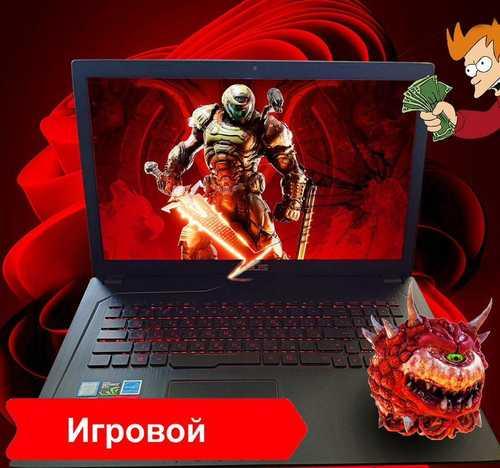 Супермощный игровой 17 Asus i7-7700/12g/1050/ips