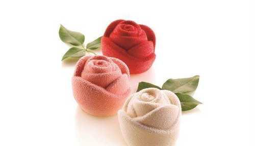 Silikomart Rosa роза пирожные (145 мл.)