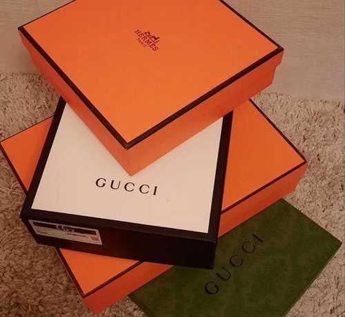 Коробка подарочная gucci, hermes