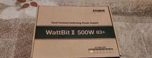 Блок питания zalman Wattbit II 500W (ZM500-XE II)