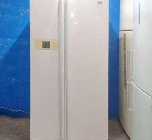 Холодильник side by side бежевый LG бу гарантия