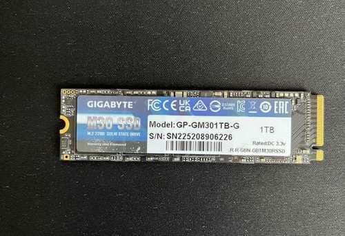 SSD M.2 накопитель gigabyte M30 1TB