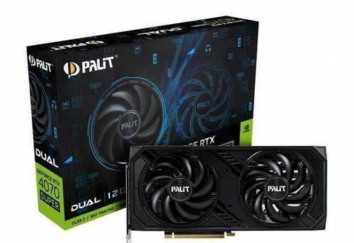 Видеокарта Palit GeForce RTX 4070 super Dual OC