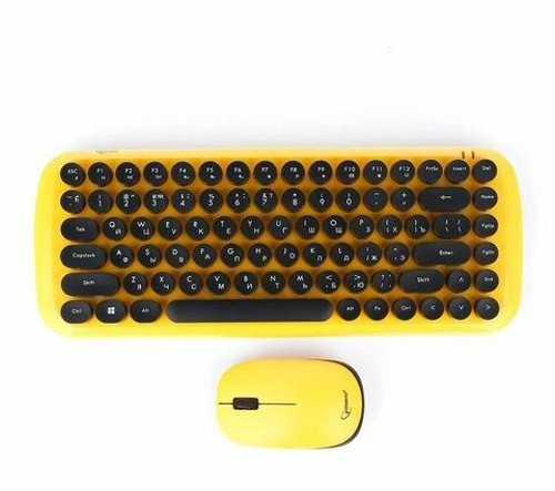 Клавиатура+мышь беспроводная Gembird KBS-9000