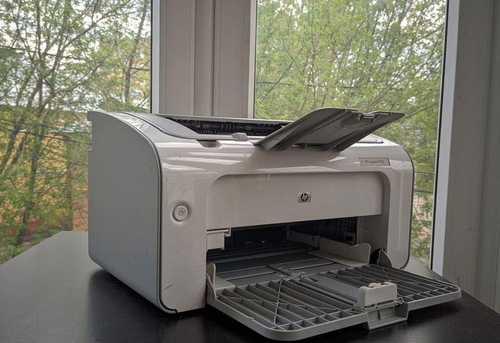 Принтер HP laserjet p1102 + полный картридж