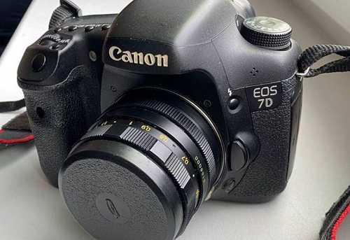 Продам зеркальный фотоаппарат Canon 7D